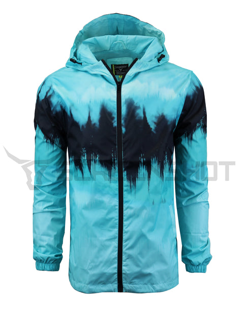S51006-TIE DYE WINDBREAKER JACKET (TEAL) – Screenshotbrand